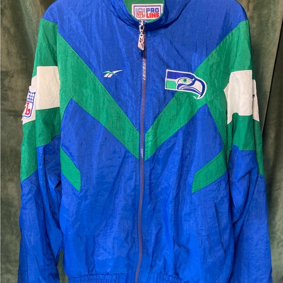 Reebok | Jackets & Coats | Vintage Seattle Seahawks Reebok Pro Line ...